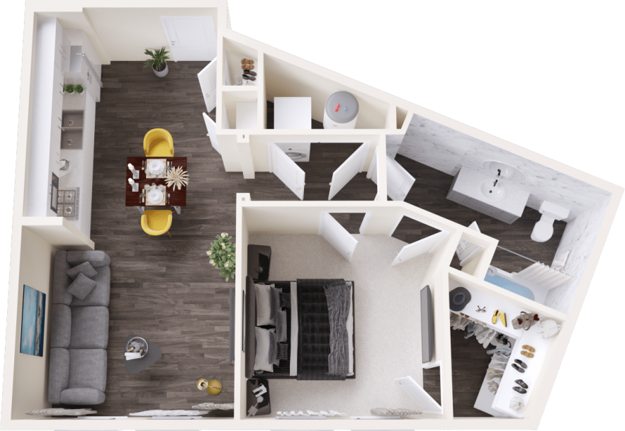 Long-Term Rental Housing Floorplans in Jackson Hole | Sagebrush Apartments
